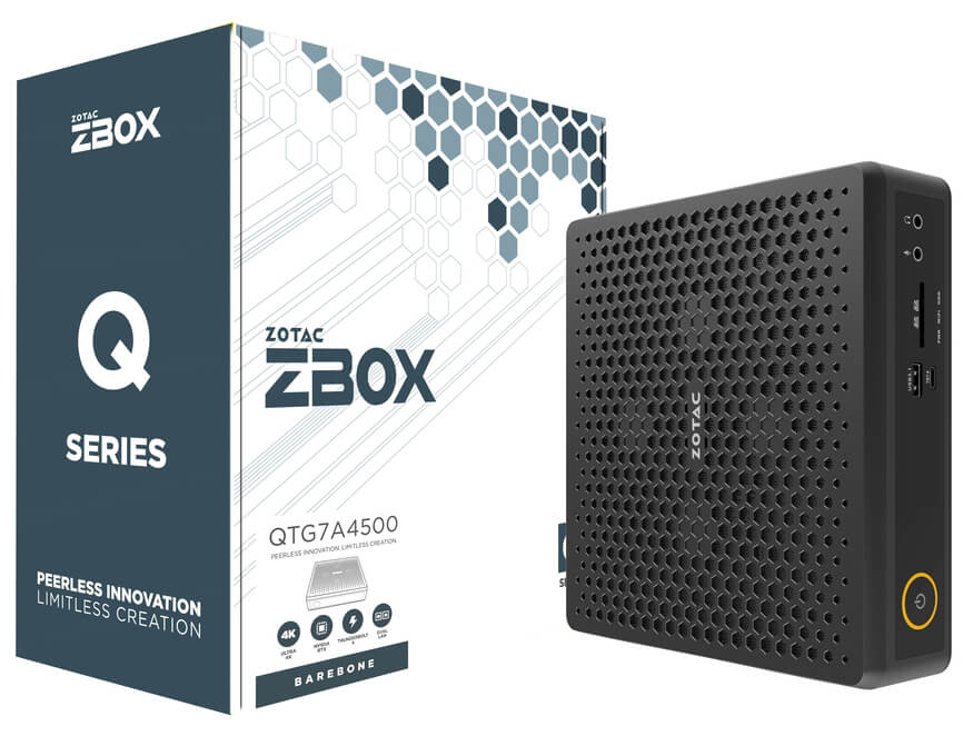 QTG7A4500 zBox Q Series - i7-11800H 8 Core - Quad Display - Octek